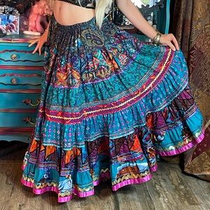 Mirror Palais | Skirts | Vintage 7s Anna Konya Spell Gypsy Cottagecore ...